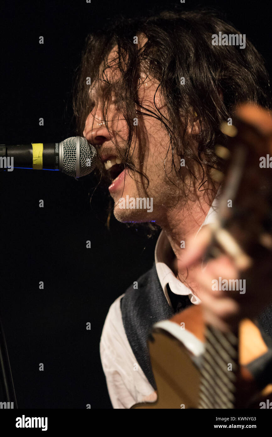 ZAGREB, CROATIA - DECEMBER 01, 2017: Gogol Bordello American Gypsy punk ...