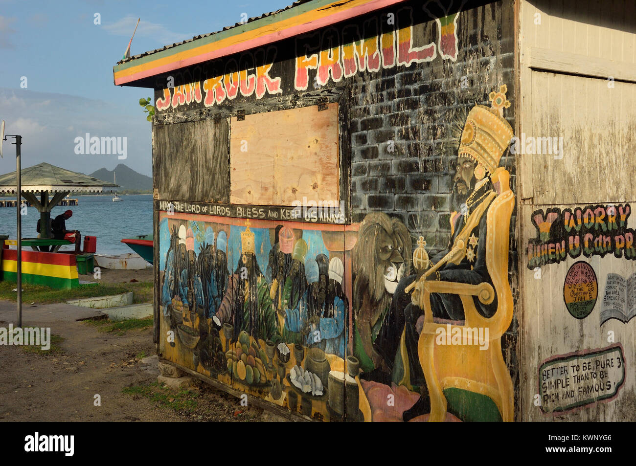 Rasta rastafarian family people hi-res stock photography and images - Alamy