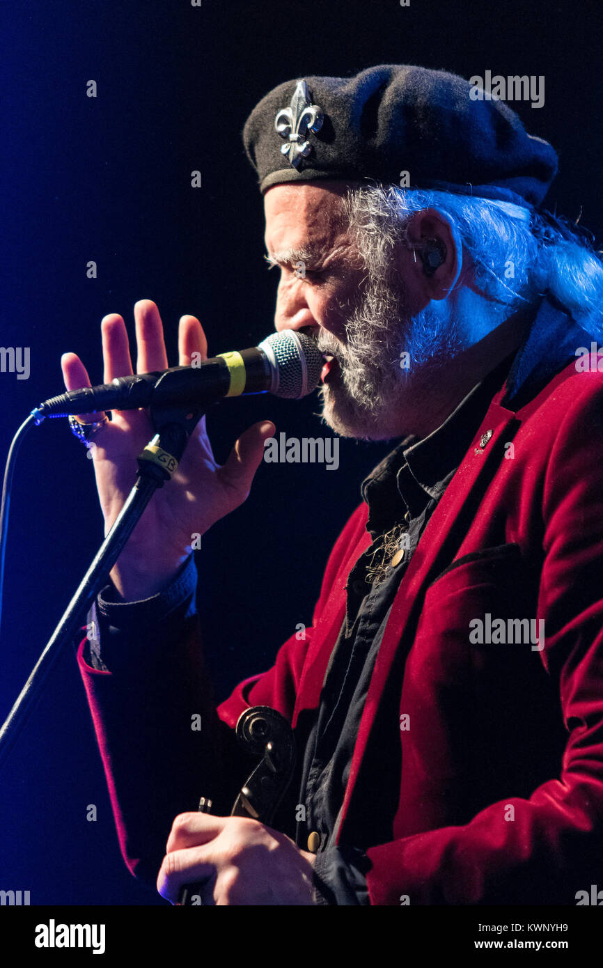 ZAGREB, CROATIA - DECEMBER 01, 2017: Gogol Bordello American Gypsy punk ...