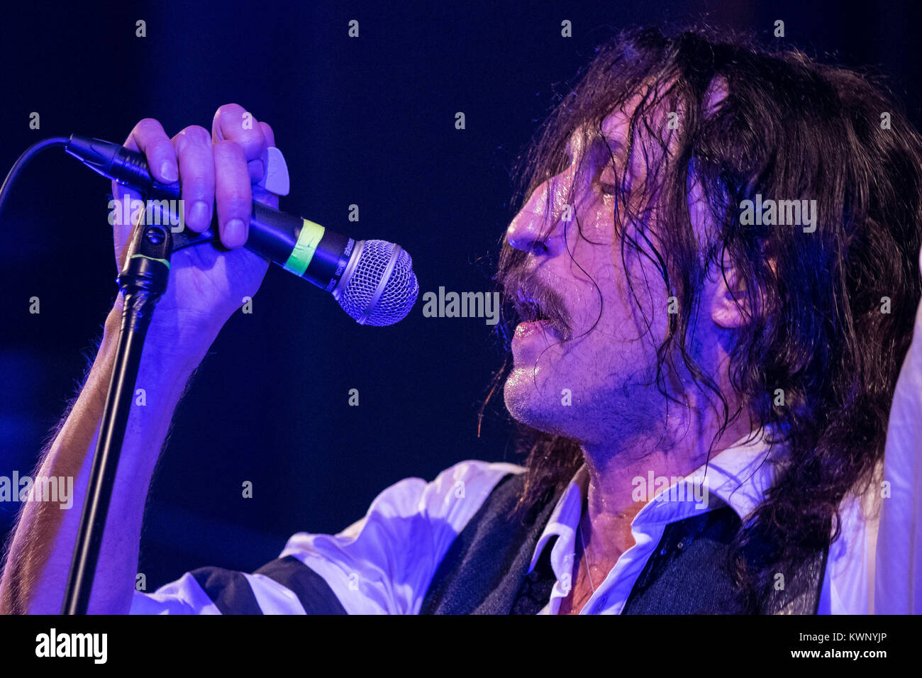 ZAGREB, CROATIA - DECEMBER 01, 2017: Gogol Bordello American Gypsy punk ...
