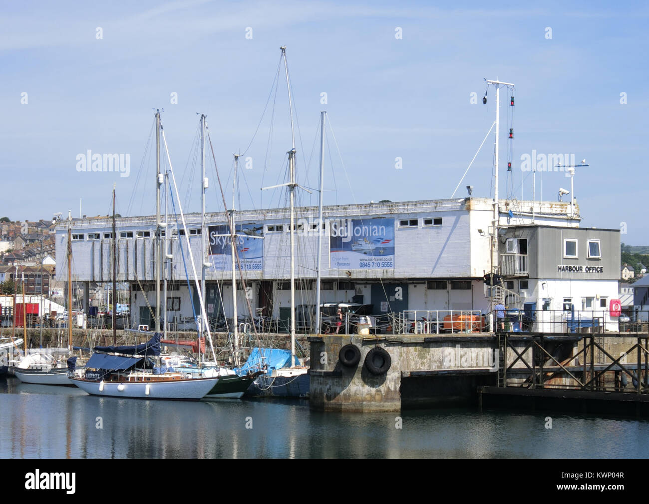 Penzance Harbour, Penzance, Cornwall, England, UK in Summer Stock Photo ...