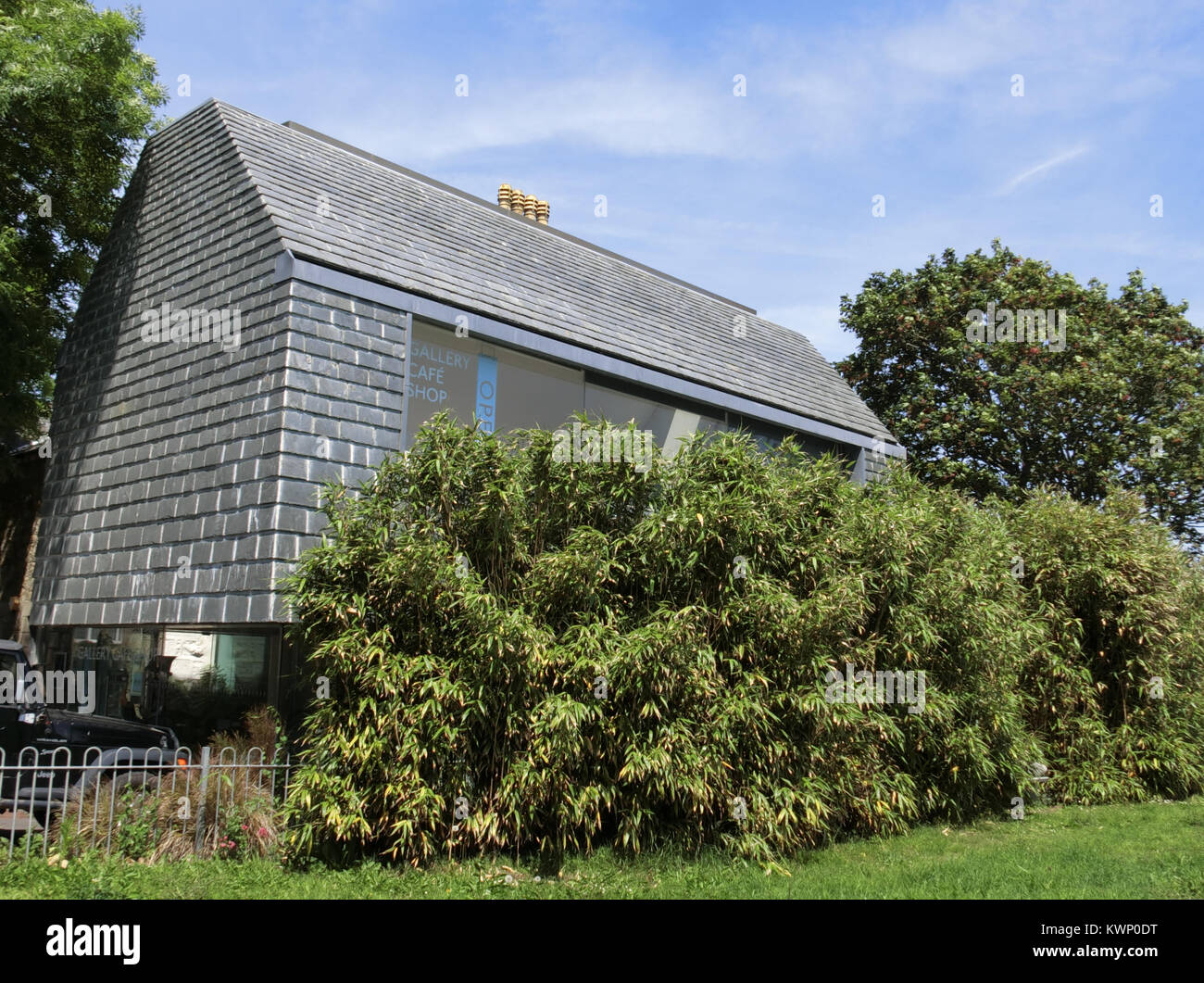 Newlyn Art Gallery, Newlyn, Cornwall, England, UK in Summer Stock Photo ...