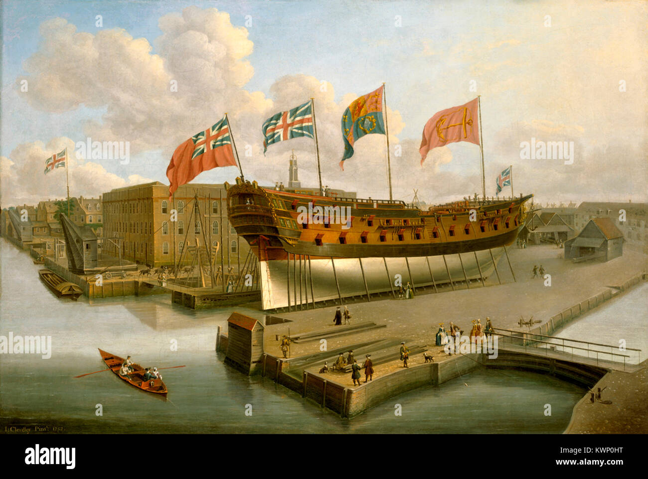 Third rate ship hi-res stock photography and images - Alamy