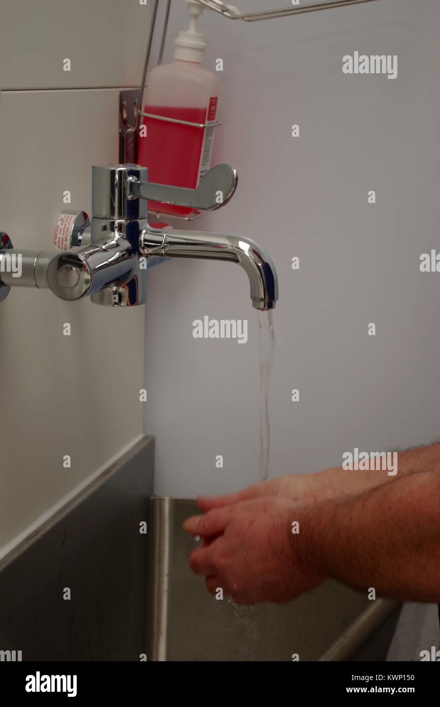 Hand washing procedure hi-res stock photography and images - Alamy