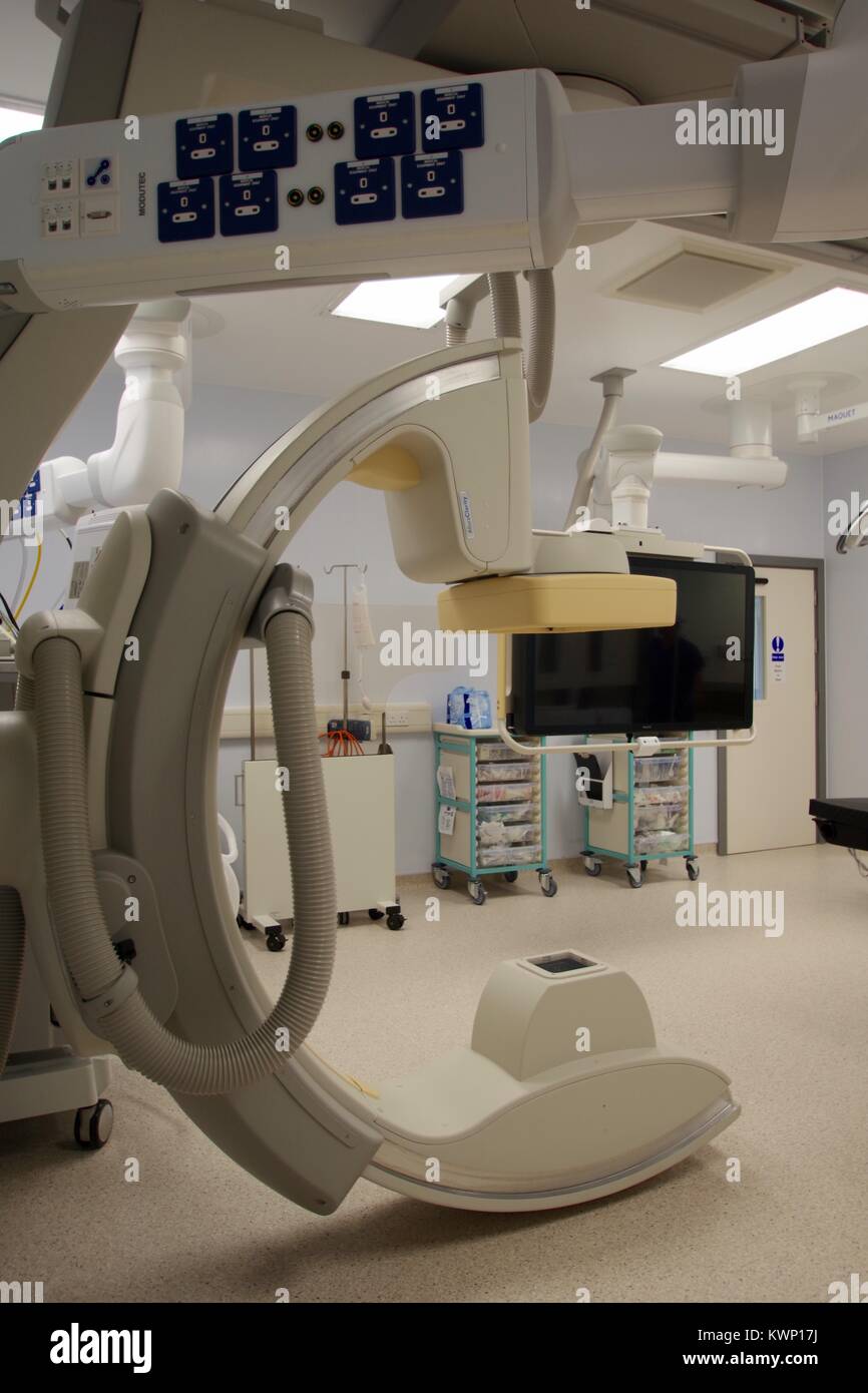 Modern British Hospital Operating Theatre Stock Photo - Alamy