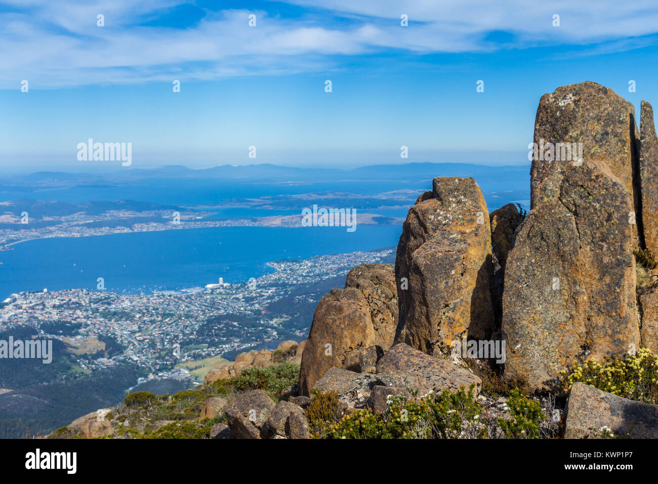 Mount Wellington, Hobart, Australia - 7 January 2017: the stunning ...