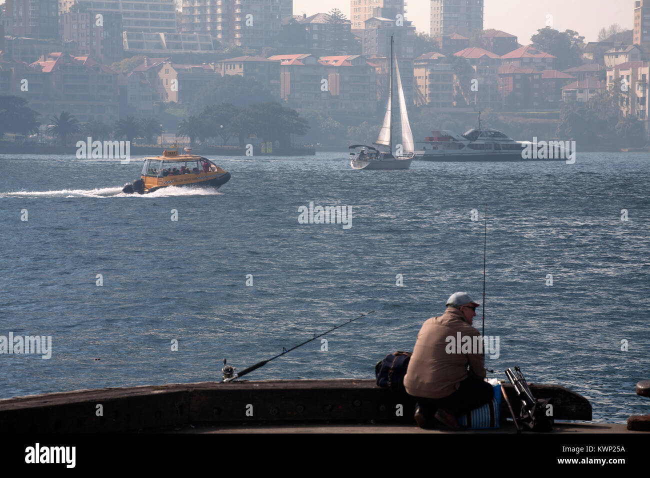 dawes point sydney harbour sydney new south wales australia Stock Photo ...