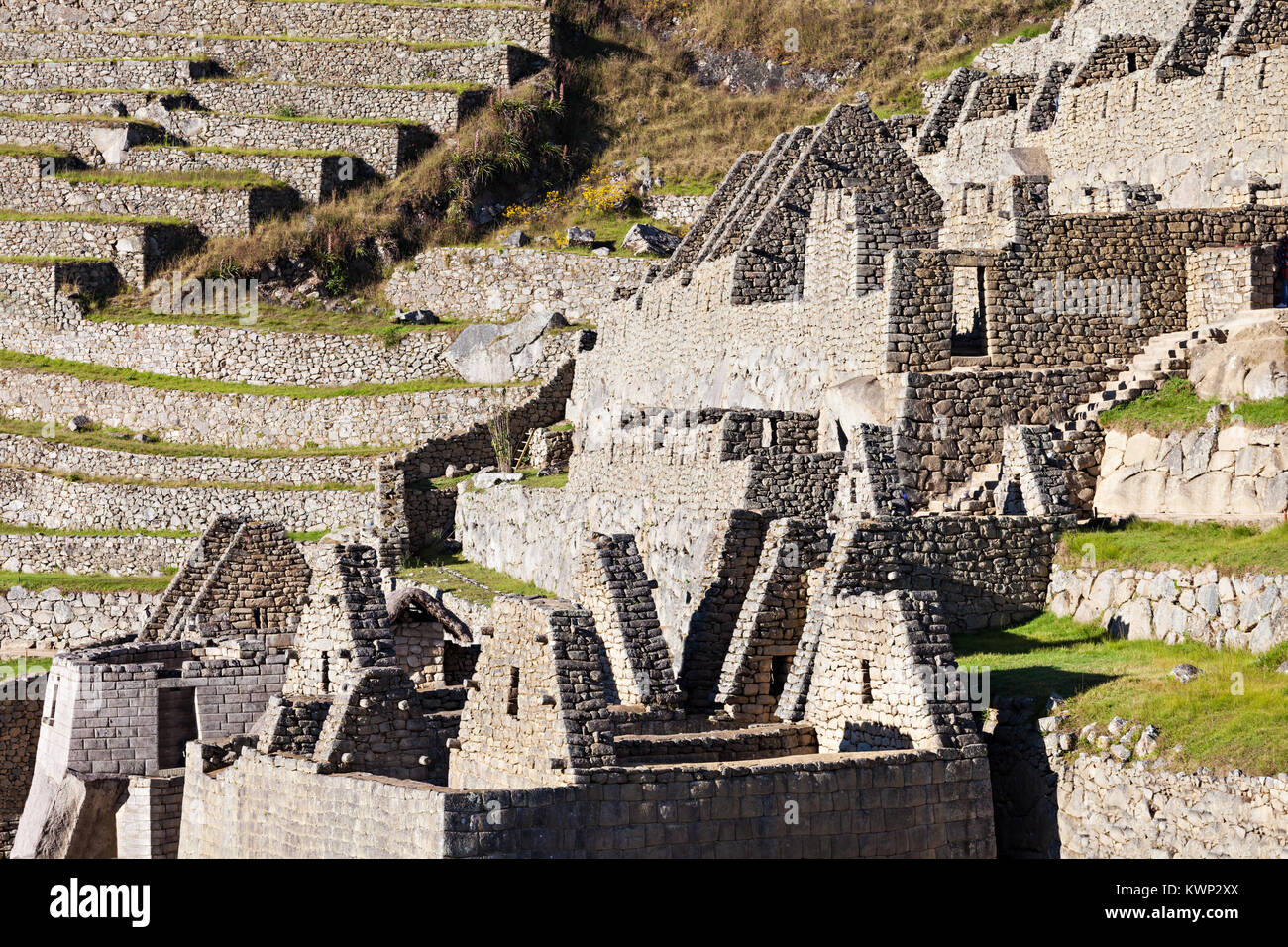 View of the Lost Incan City of Machu Picchu near Cusco, Peru Stock ...