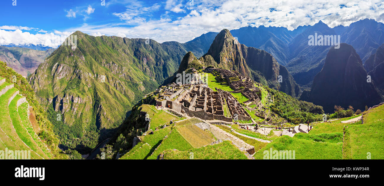 Machu Picchu is one of the New Seven Wonders of the World Stock Photo ...