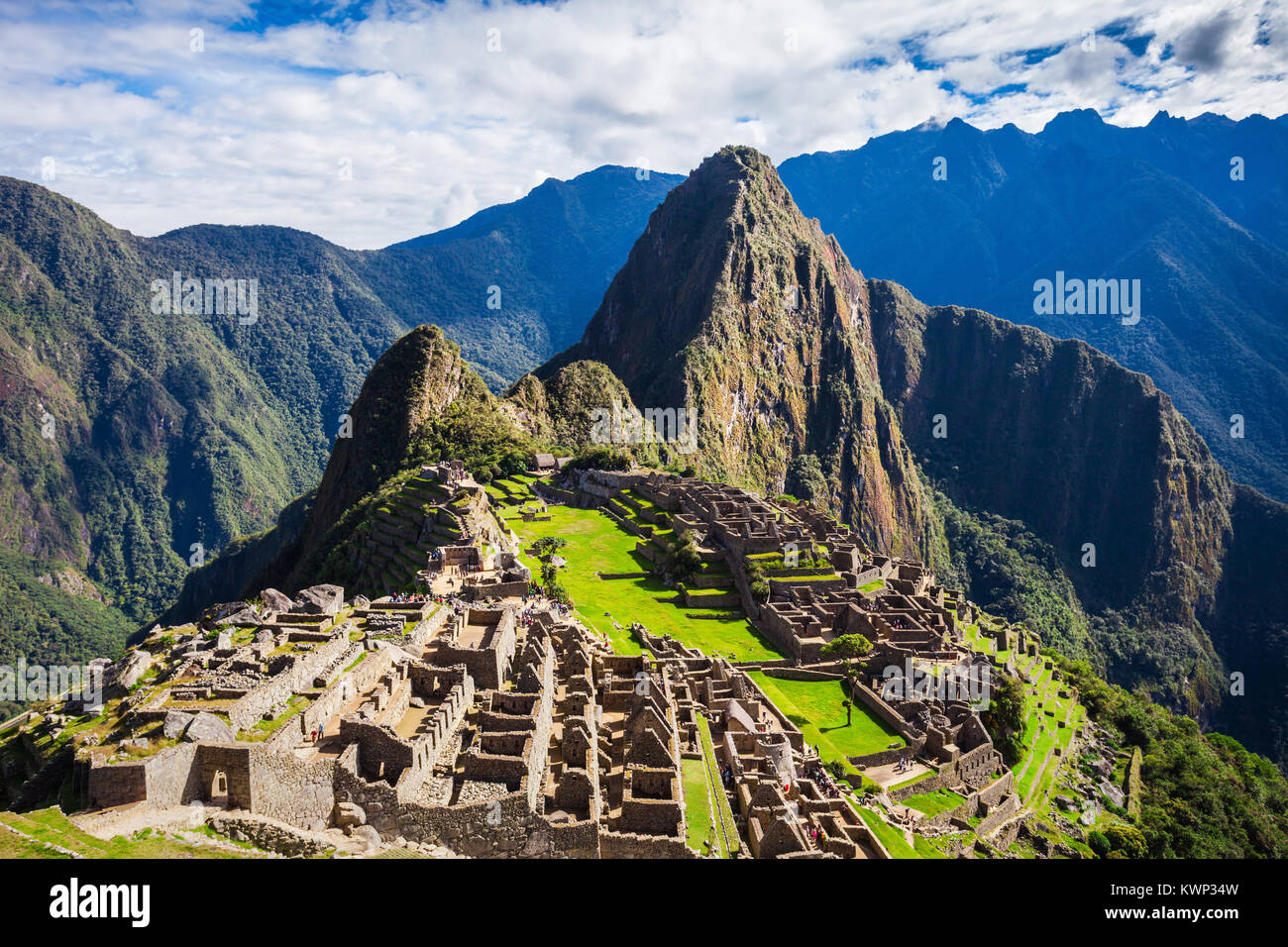 Machu Picchu, a UNESCO World Heritage Site in 1983. One of the New ...