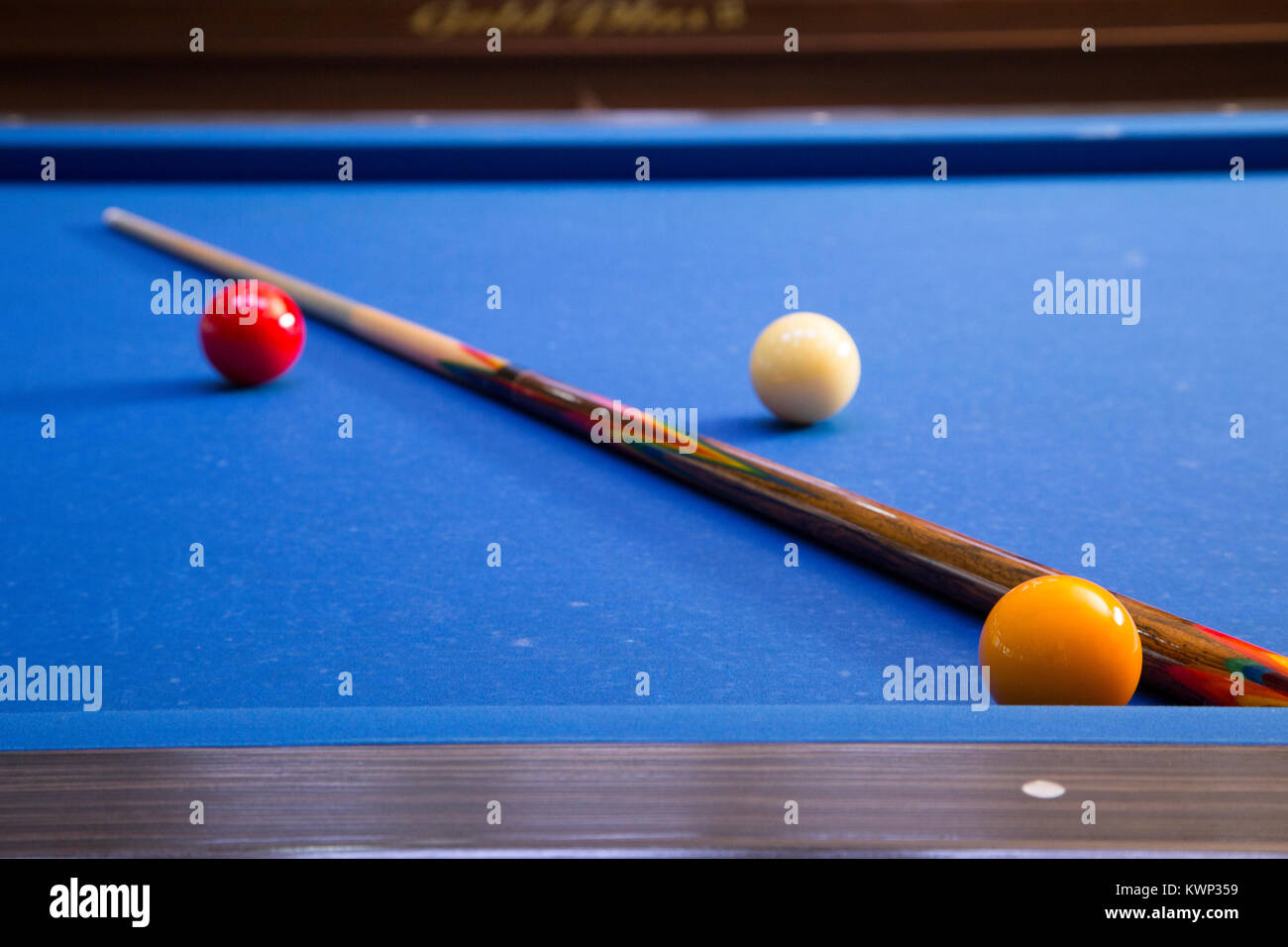 RF photo - object of billiards, cue, billiards balls 095 Stock Photo ...