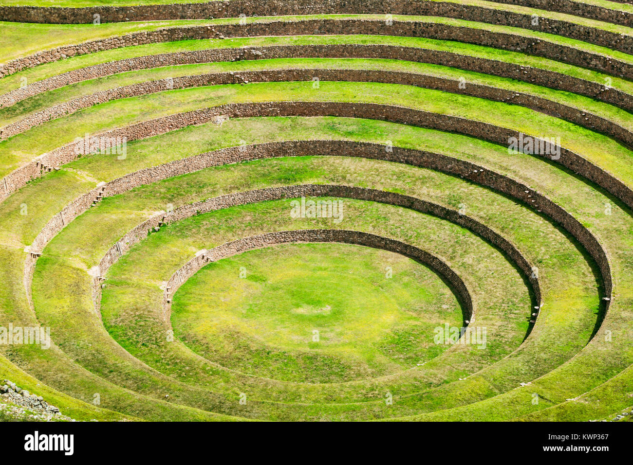 Moray is an Inca agricultural experiment station, Peru Stock Photo - Alamy