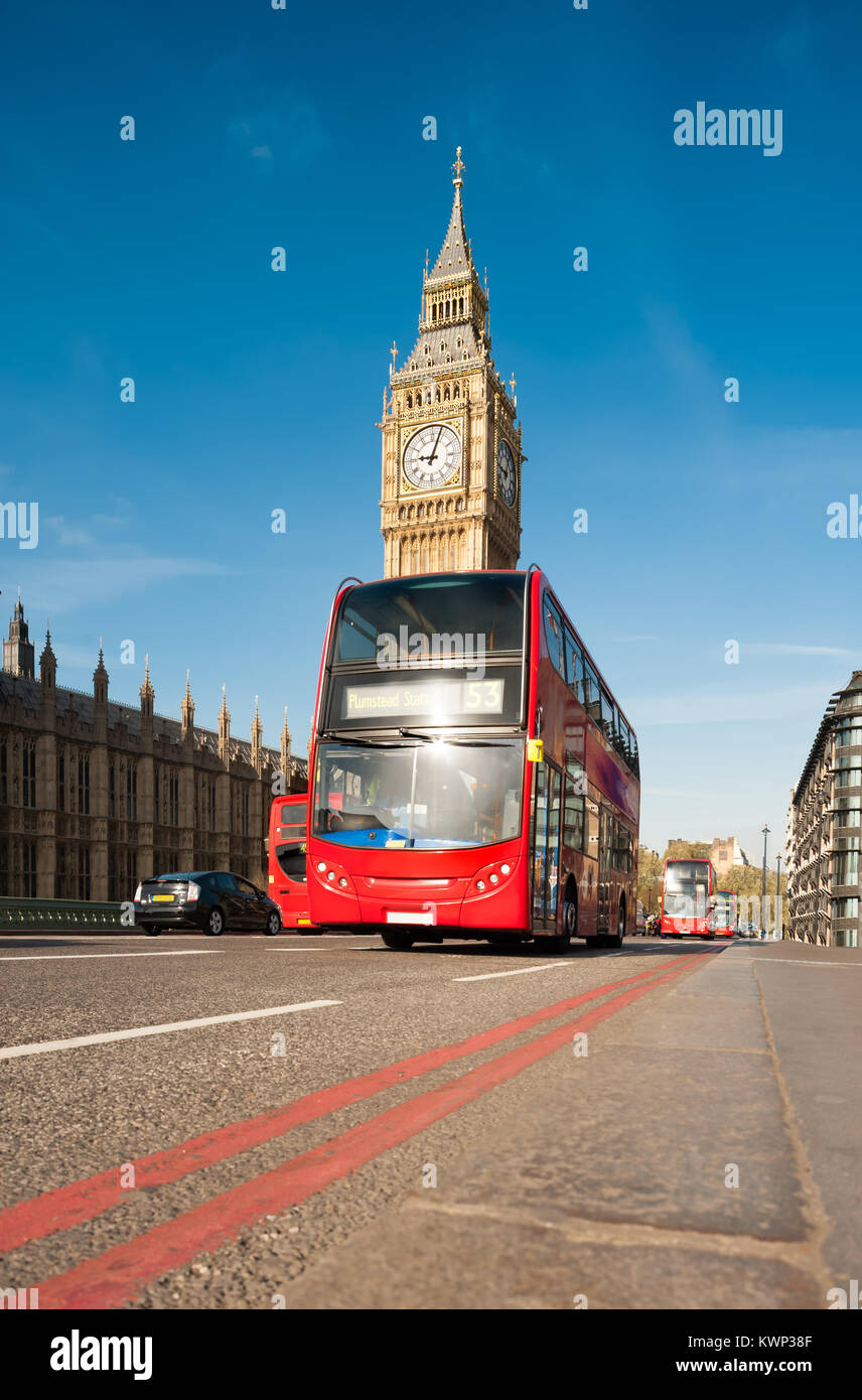 London Bus Big Ben In High Resolution Stock Photography and Images - Alamy