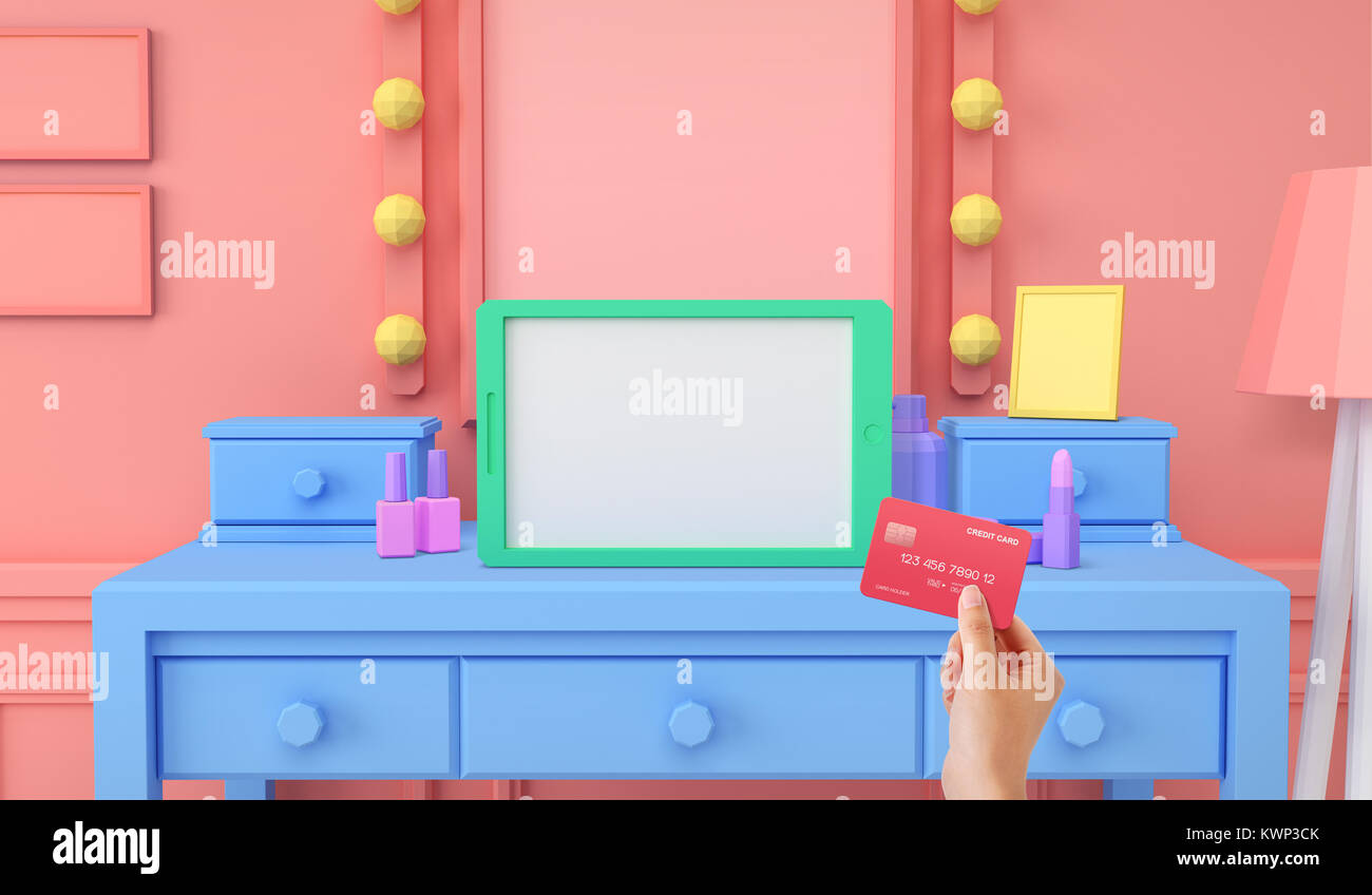 Graphic design, colorful e-commerce life, shopping object 006 Stock ...