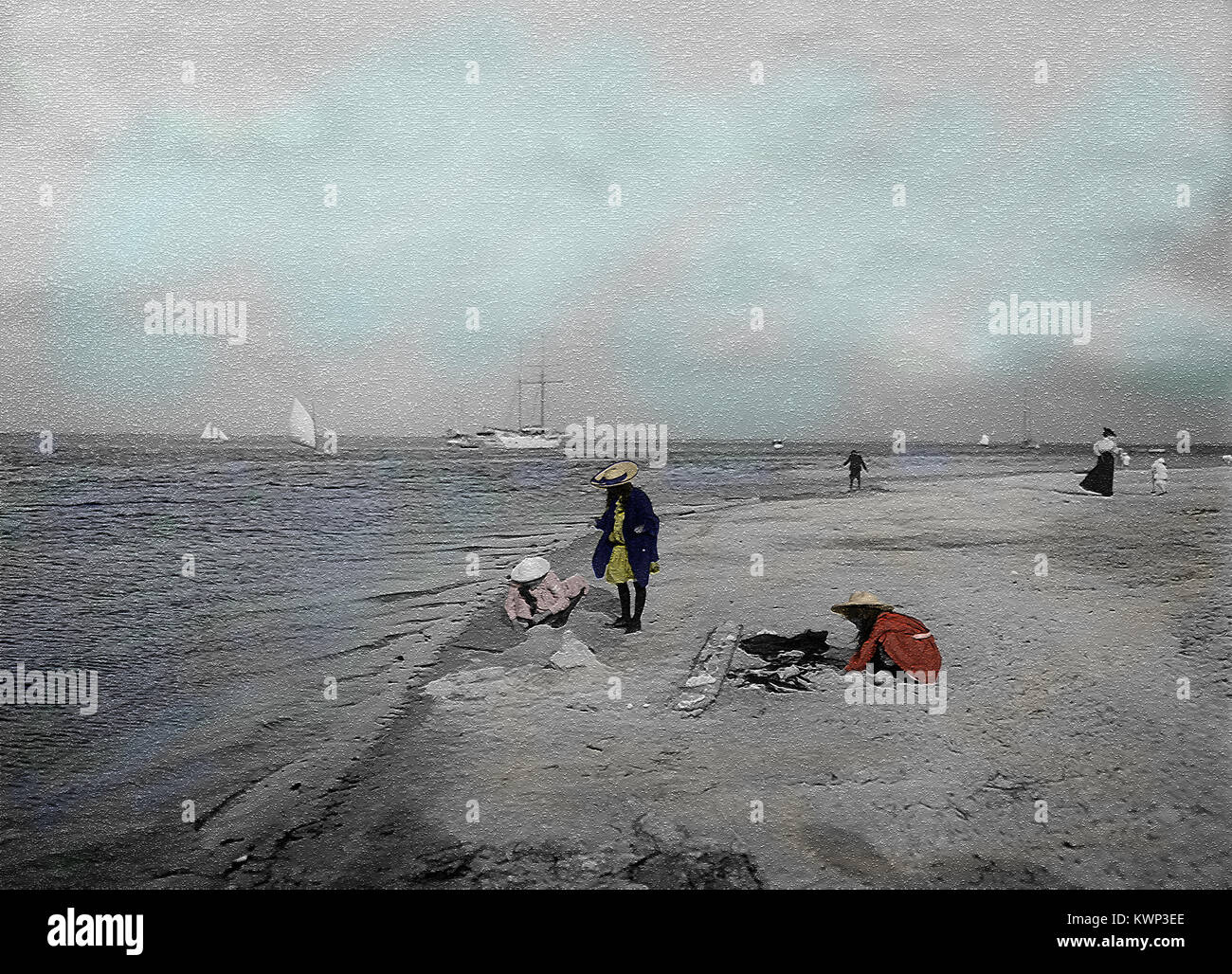 Victorian Beach Photo High Resolution Stock Photography and Images - Alamy