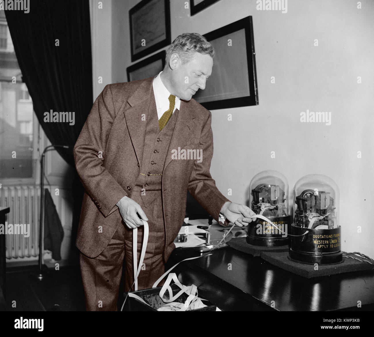 Antique Stock Market Ticker