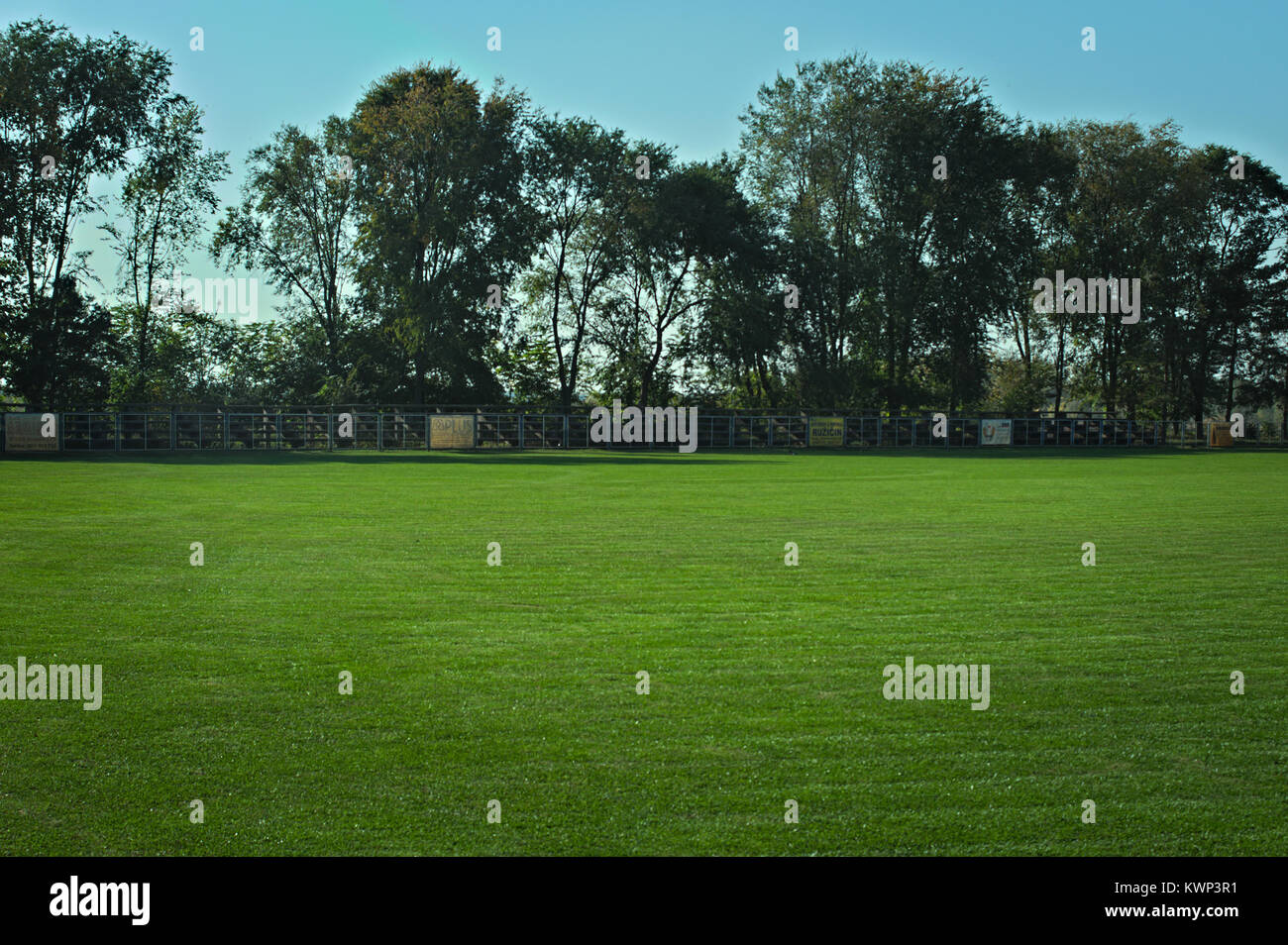 Empty football field hi-res stock photography and images - Alamy