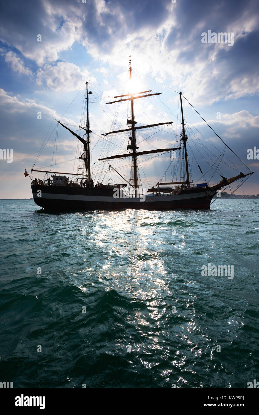 Pelican of london tall ship weymouth hi-res stock photography and ...