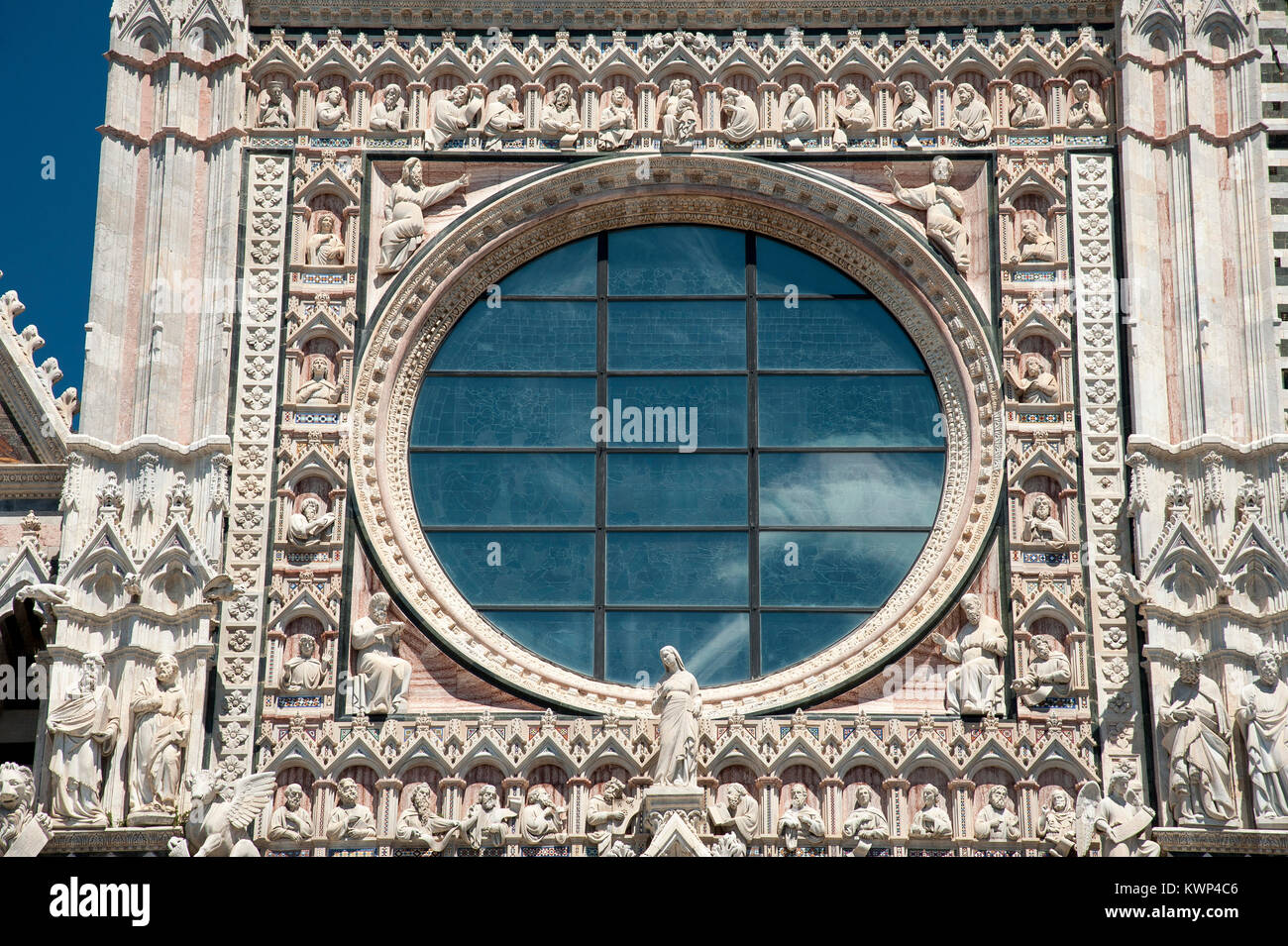 Italian Gothic facade by Giovanni Pisano from XIII century of ...