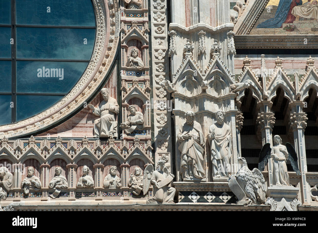 Italian Gothic facade by Giovanni Pisano from XIII century of ...