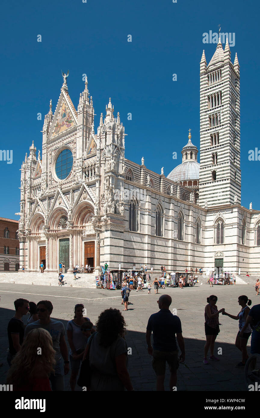 Italian Gothic facade by Giovanni Pisano from XIII century of ...