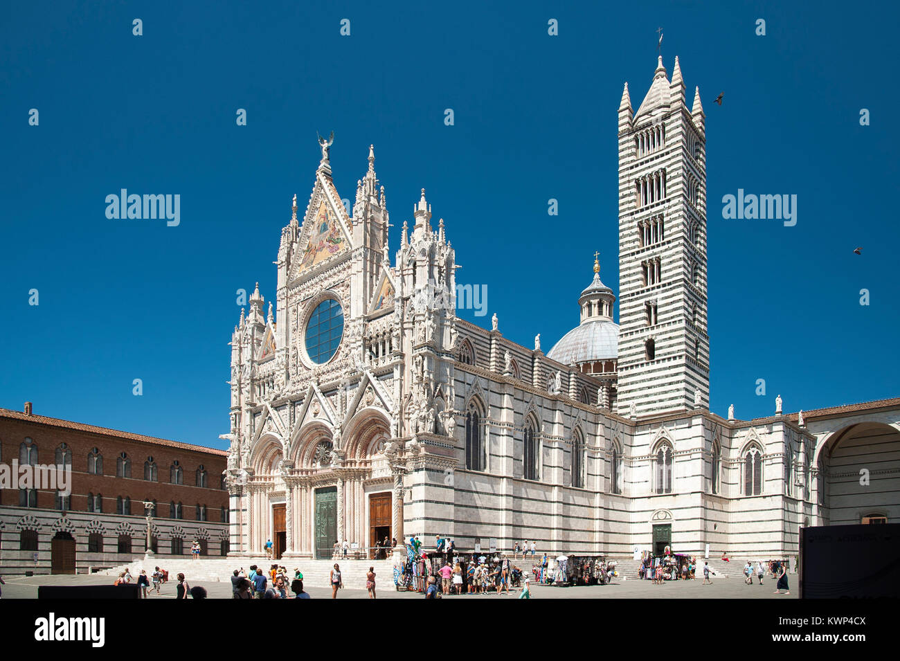 Italian Gothic facade by Giovanni Pisano from XIII century of ...
