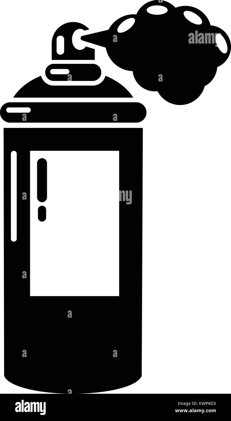 Black blank aluminum spray Stock Vector Images - Alamy