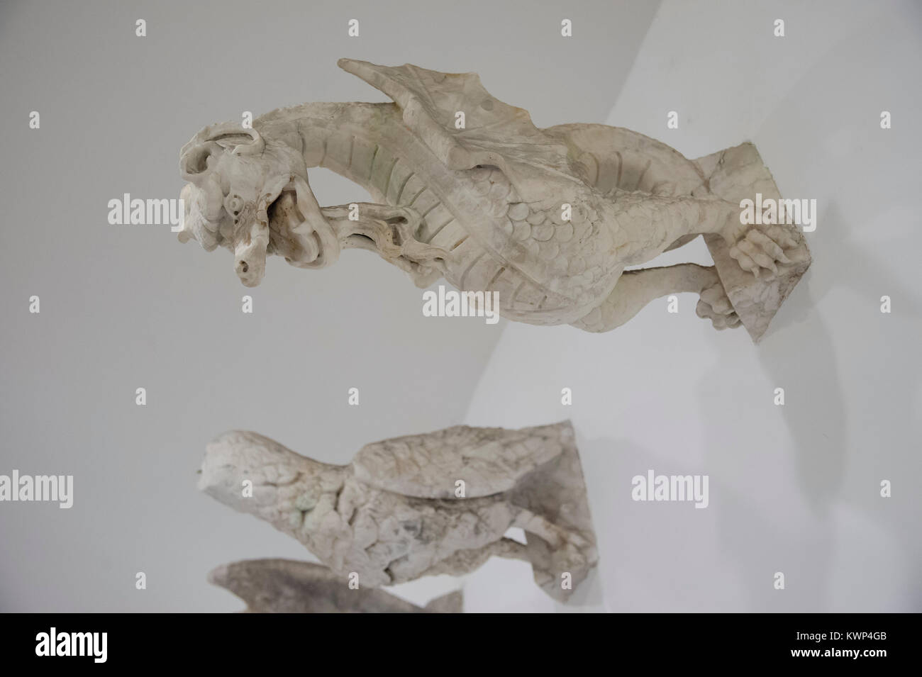 Gargoyles from XIII century Italian Gothic facade by Giovanni Pisano of ...