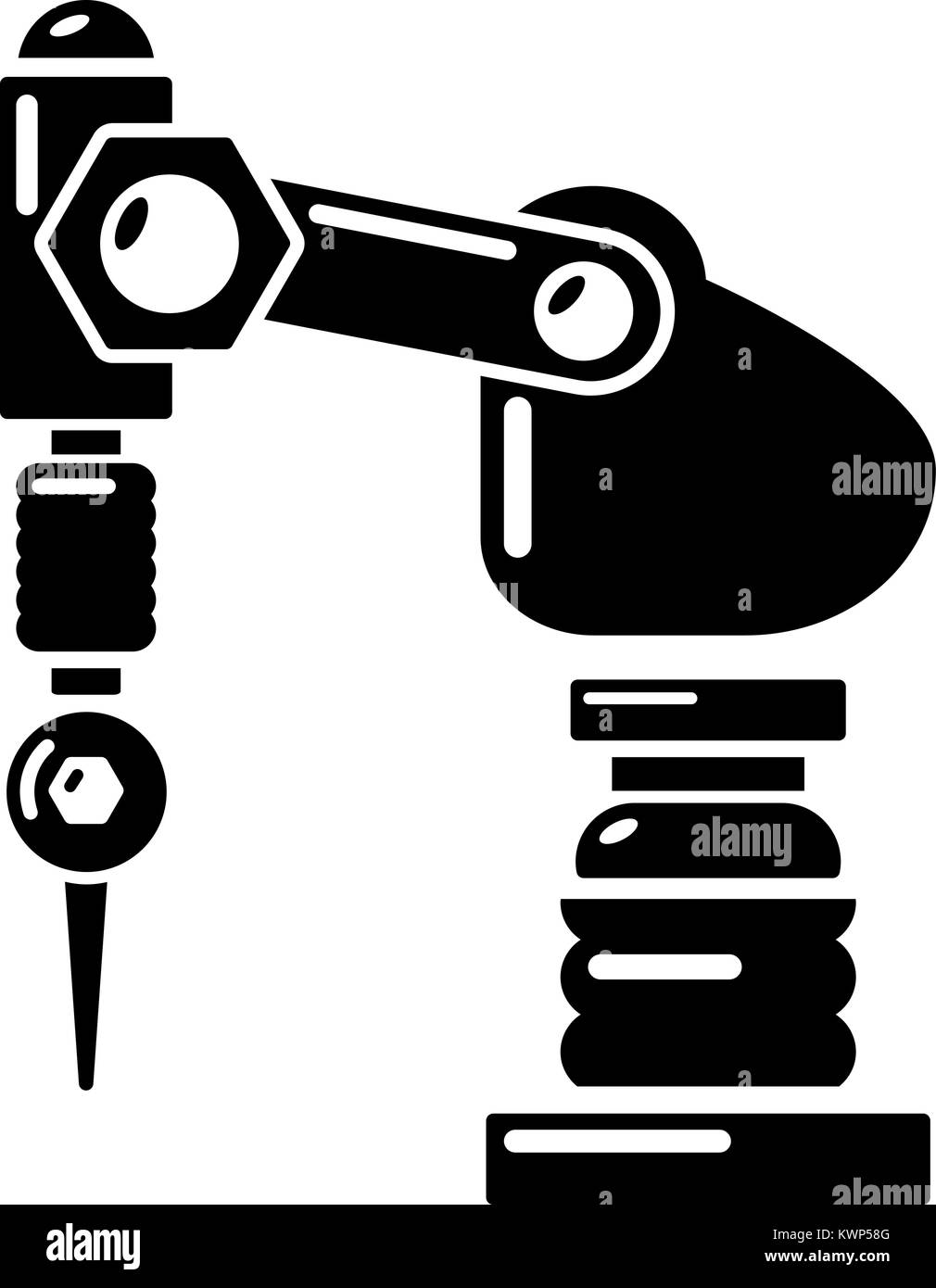 Drilling machine icon, simple style Stock Vector Image & Art - Alamy