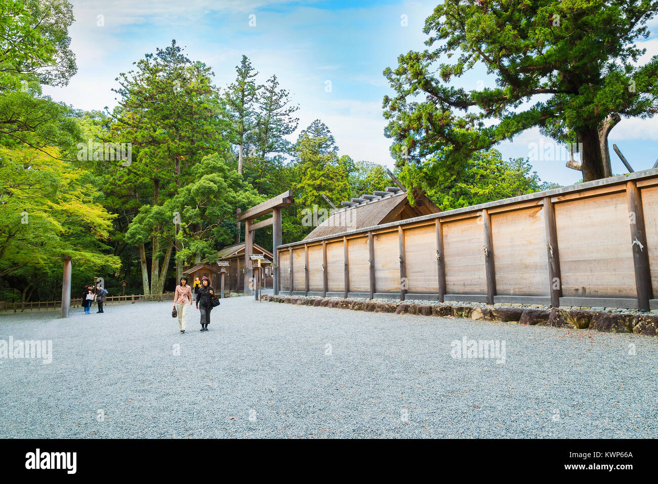 Ise Jingu Geku(Ise Grand shrine - outer shrine) in Ise City, Mie ...