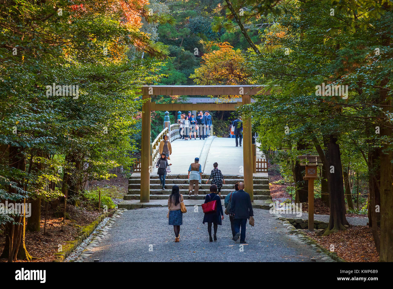 Ise Jingu Naiku(Ise Grand shrine - inner shrine) in Ise City, Mie ...
