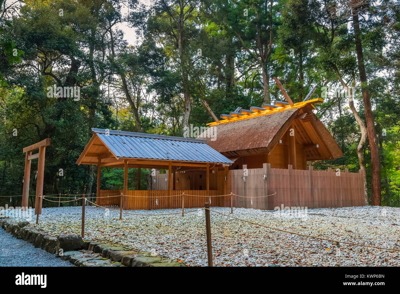 Ise Jingu Naiku(Ise Grand shrine - inner shrine) in Ise City, Mie ...