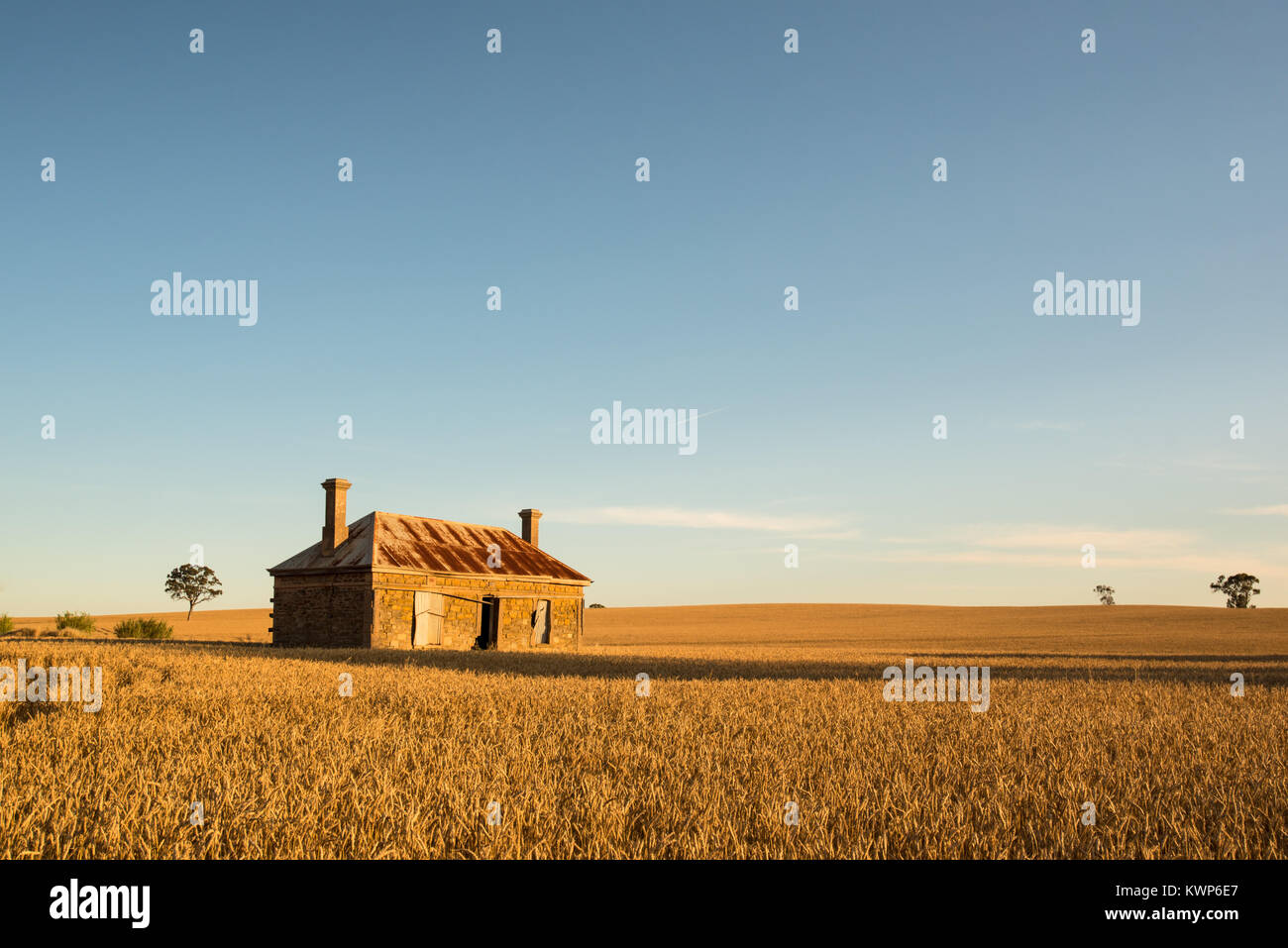 Green fields surround the Midnight Oil house in the Mid North of South ...