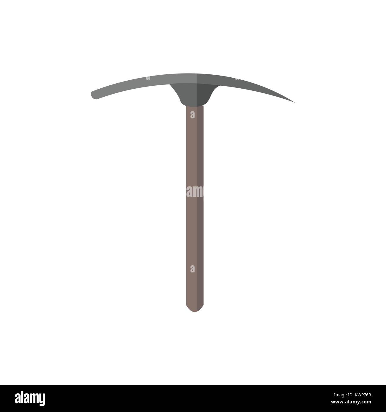 Flat Style Pickaxe Mining Vector Illustration Graphic Design Stock ...