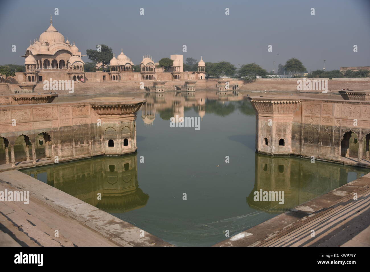 Kusum Sarovar, Vrindavan, Mathura, India Stock Photo - Alamy