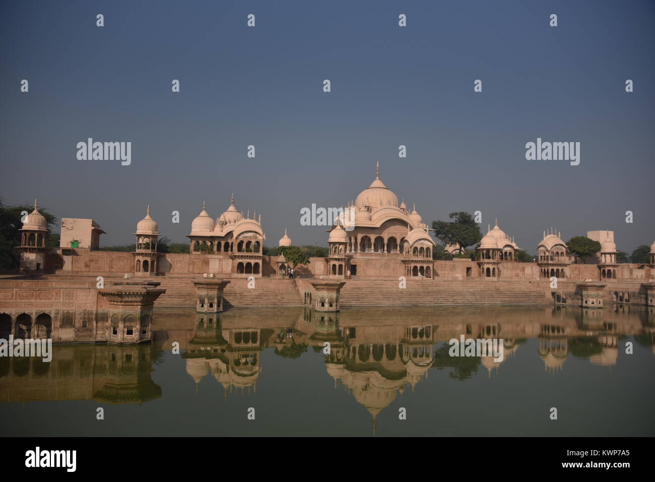 Kusum Sarovar, Vrindavan, Mathura, India Stock Photo - Alamy