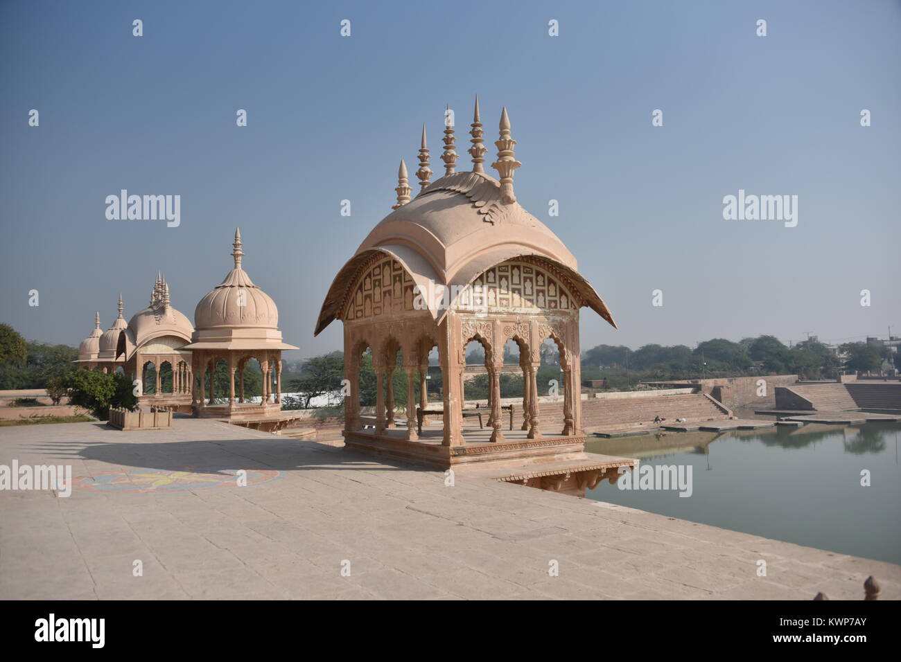 Kusum Sarovar, Vrindavan, Mathura, India Stock Photo - Alamy