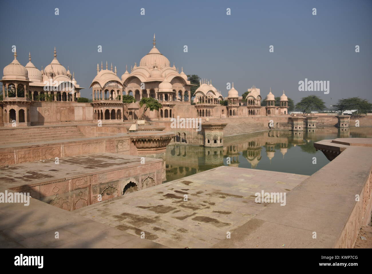 Kusum Sarovar, Vrindavan, Mathura, India Stock Photo - Alamy