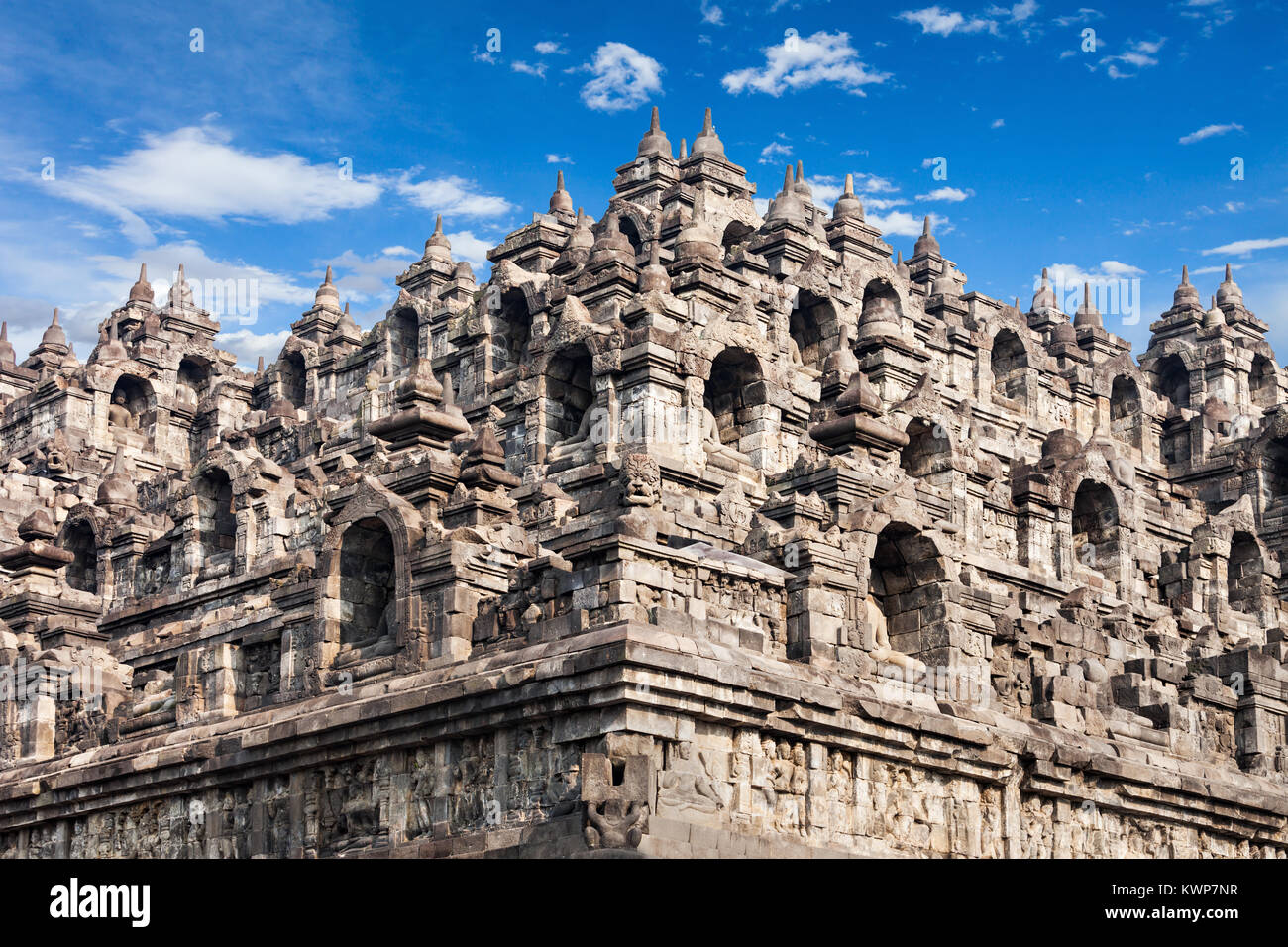 Detail of Borobudur Temple, Java island, Indonesia Stock Photo - Alamy