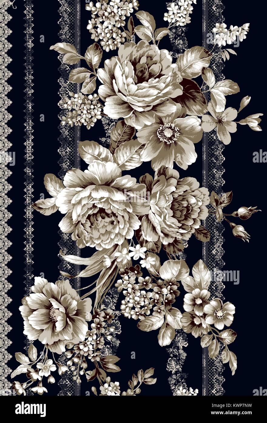 Indian flower image Stock Vector Images - Alamy