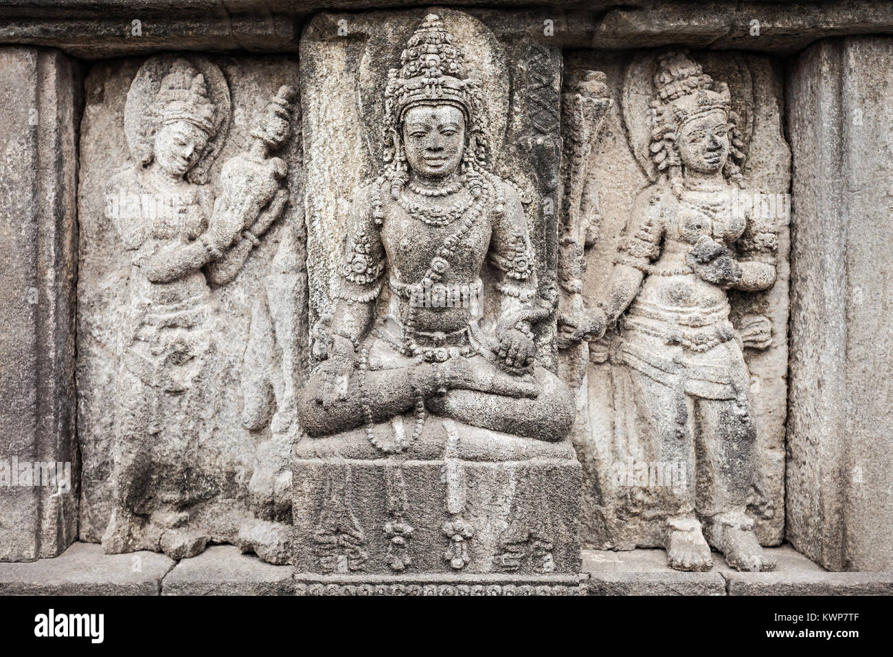 Relief in candi prambanan hi-res stock photography and images - Alamy