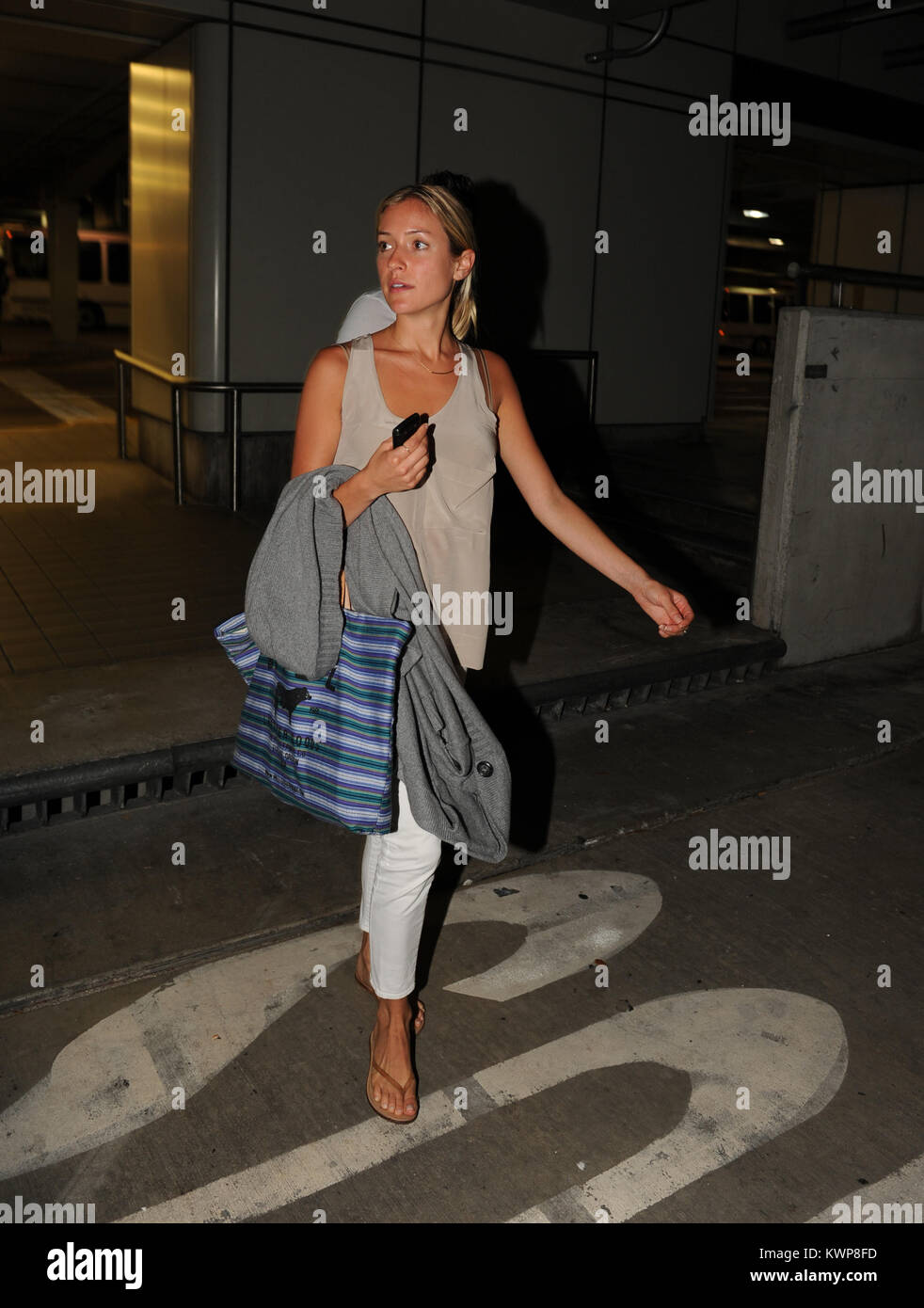 MIAMI, FL - JULY 13: Kristin Cavallari lands at Miami International ...