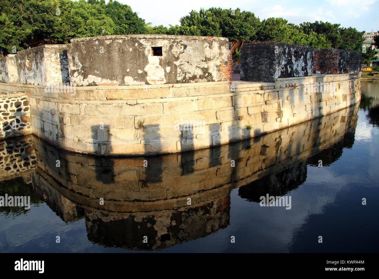 Small dutch fort in Anping district, Tainan, Taiwan Stock Photo - Alamy