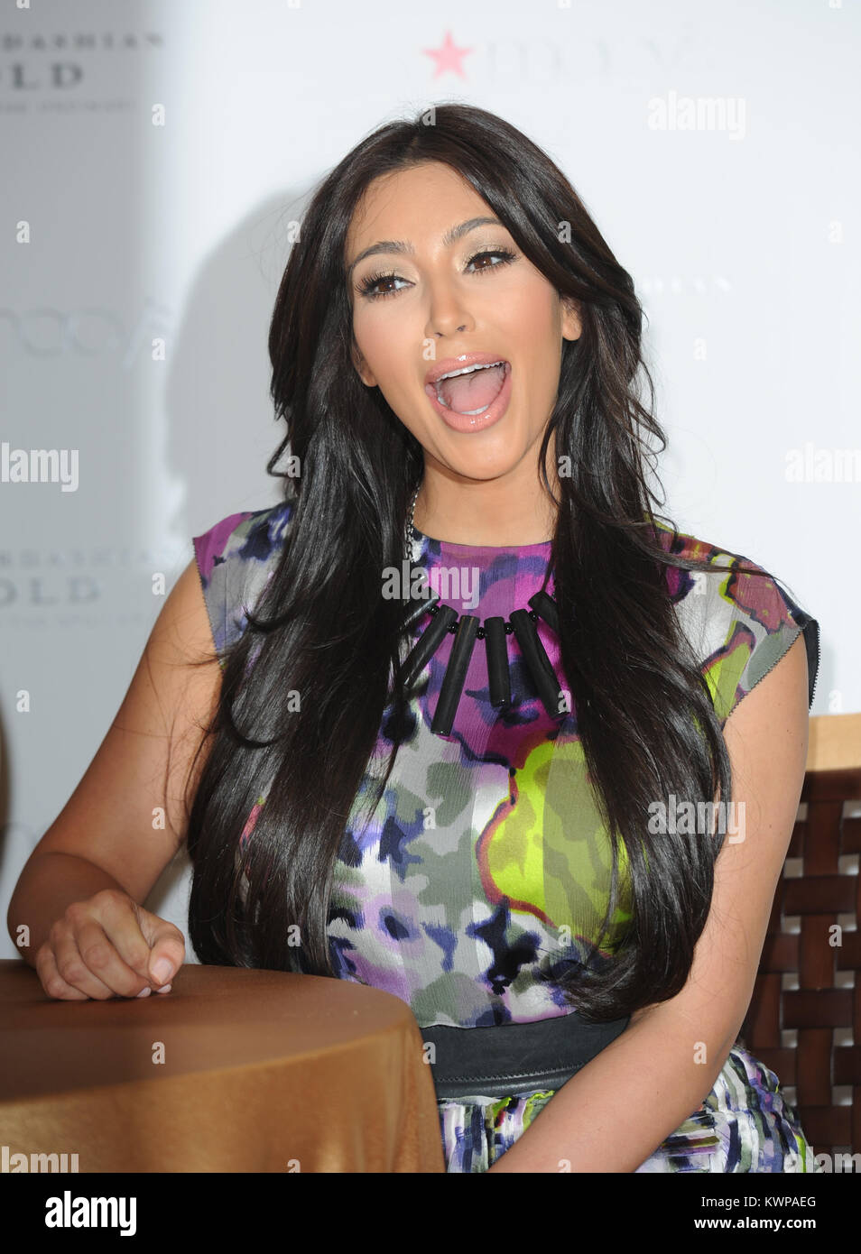 AVENTURA, FL - MAY 14: Kim Kardashian meets and greets fans at the ...