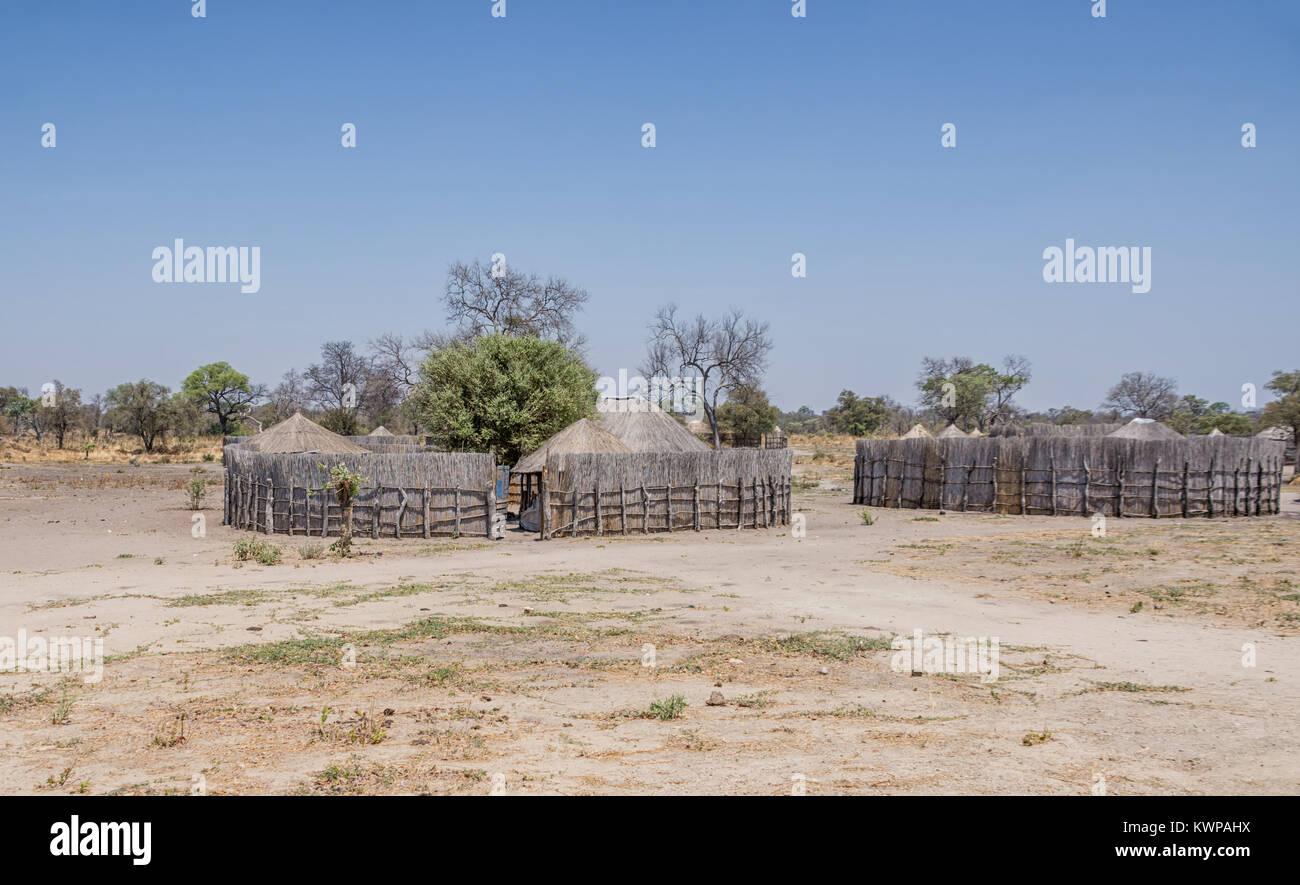 A rural village in Namibia Stock Photo - Alamy