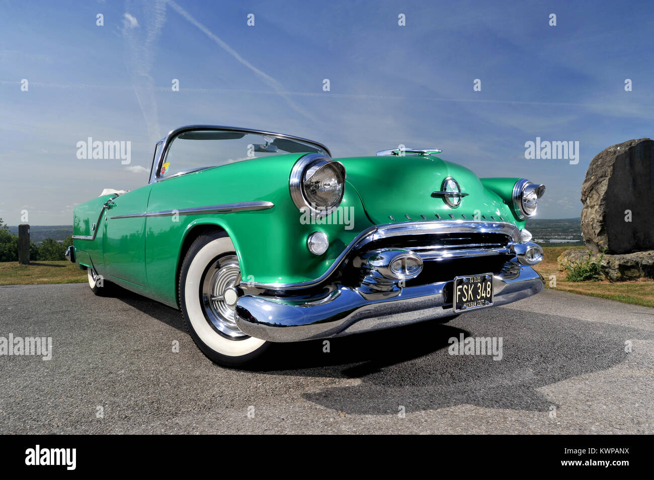 1954 Oldsmobile Rocket 88 convertible classic American car Stock Photo ...