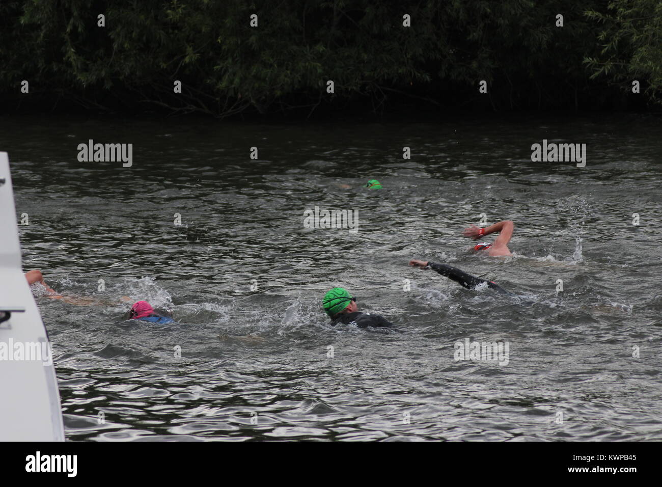 A Race For Charity The Annual Club To Pub Swim - Henley On Thames, UK ...