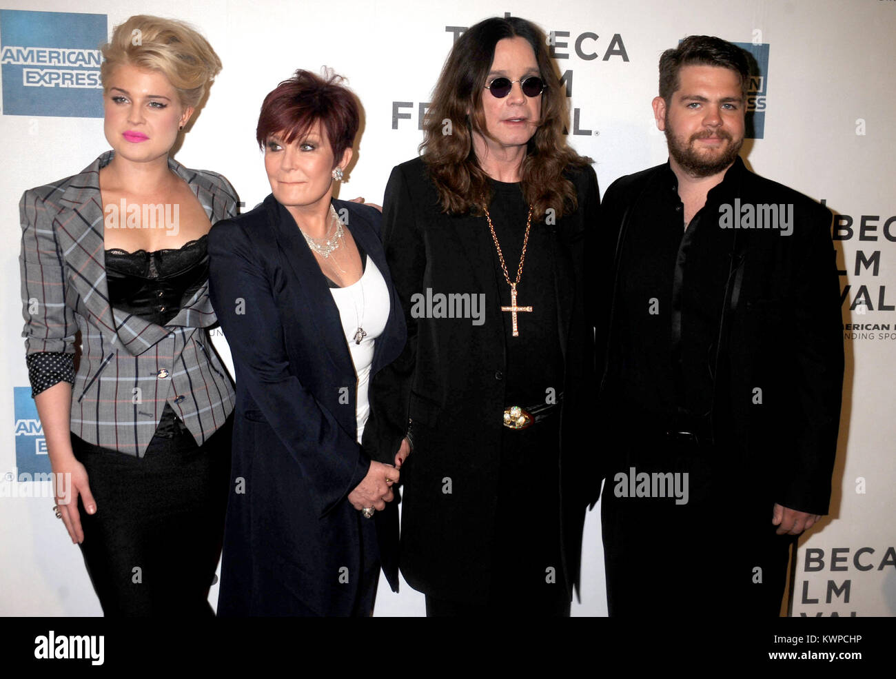 NEW YORK, NY - APRIL 24: The Osbournes attends the premiere of 'God ...