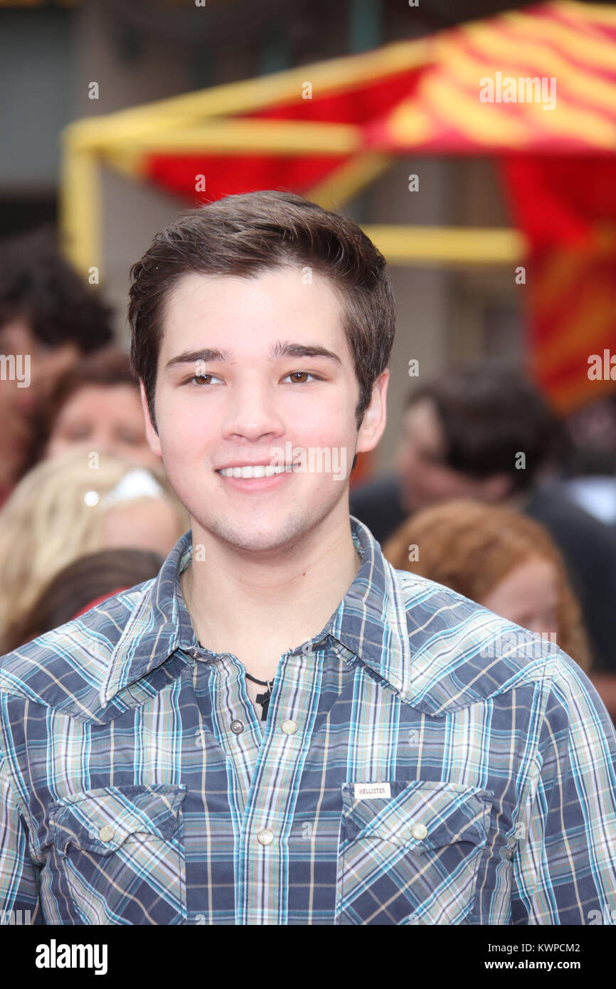 HOLLYWOOD, CA - MAY 22: Nathan Kress at the Los Angeles premiere Of ...