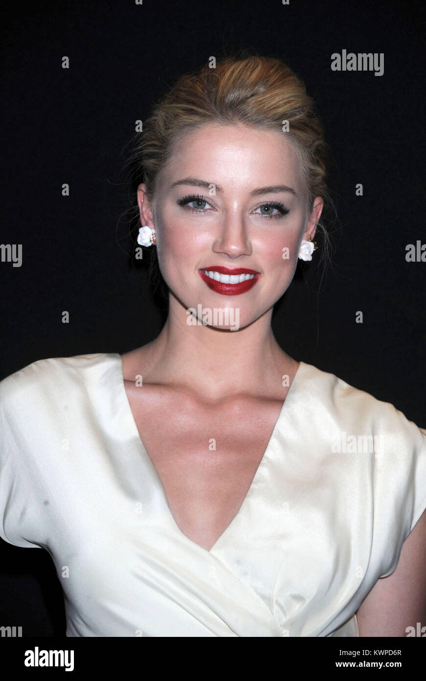 NEW YORK, NY - JUNE 08: Amber Heard at the launch of DIOR VIII hosted ...